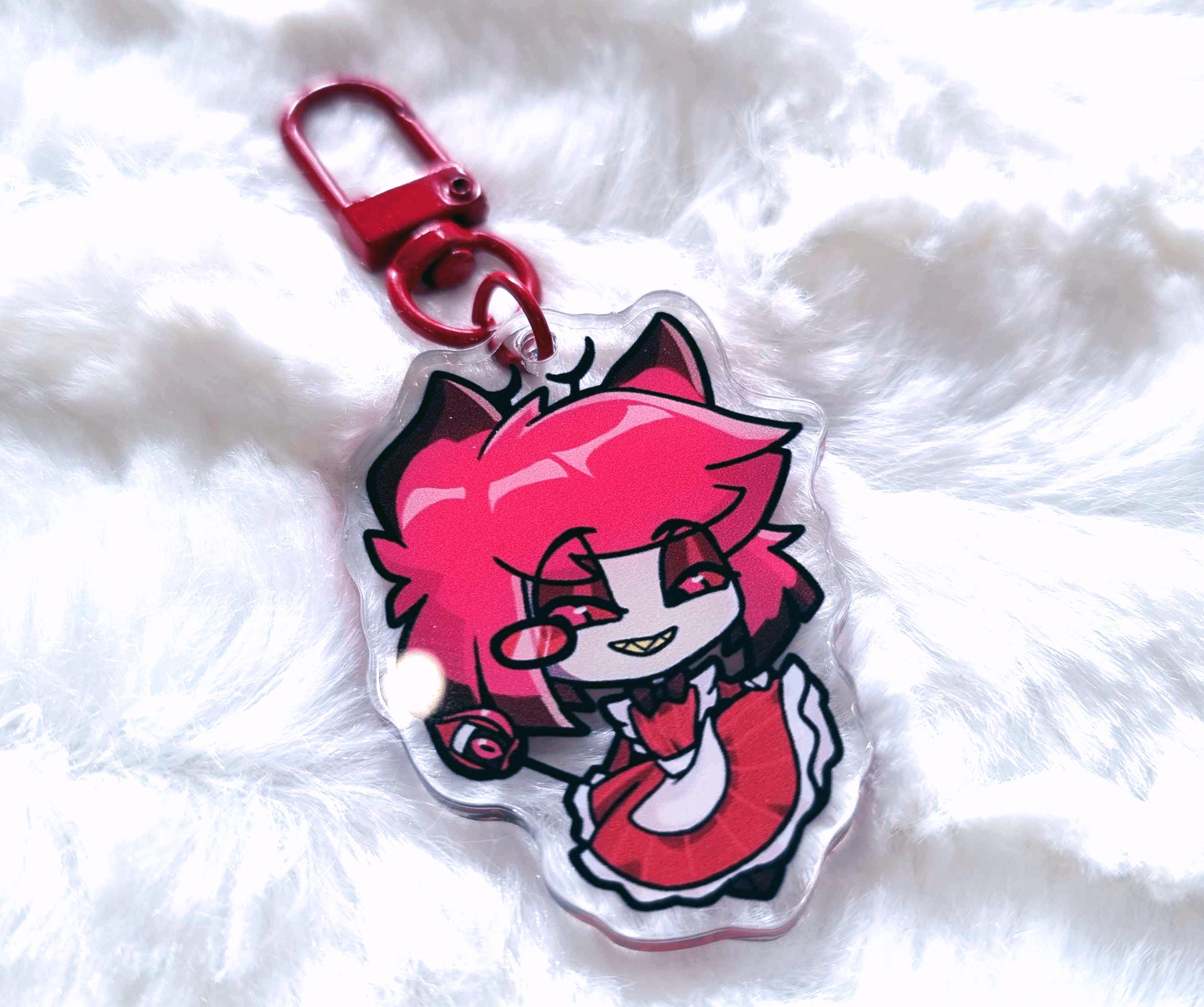 Hazbin Hotel Maid Alastor Acrylic Charm - Etsy