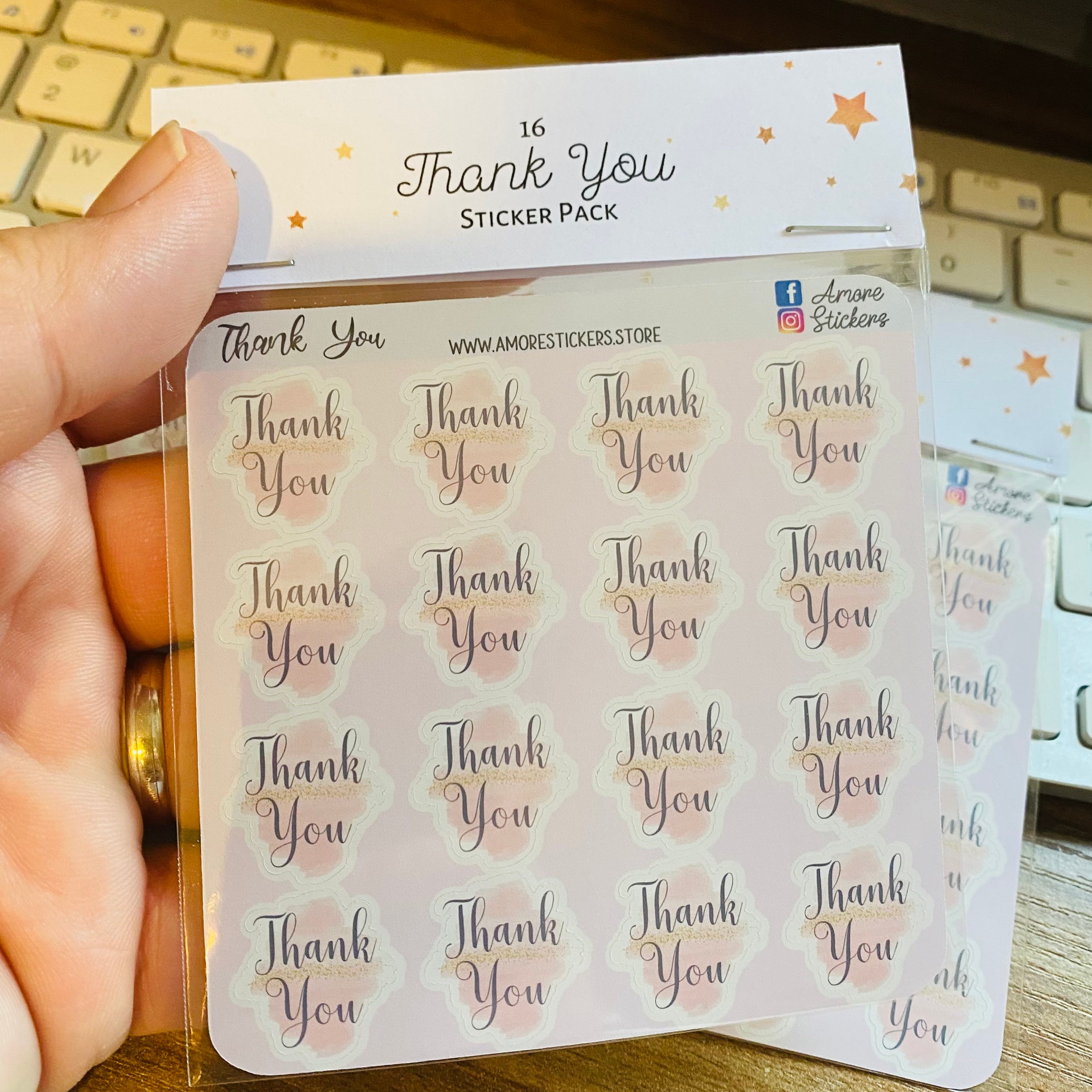 16 Thank You Mini Diary Planner Stickers Motivational Dreams | Etsy
