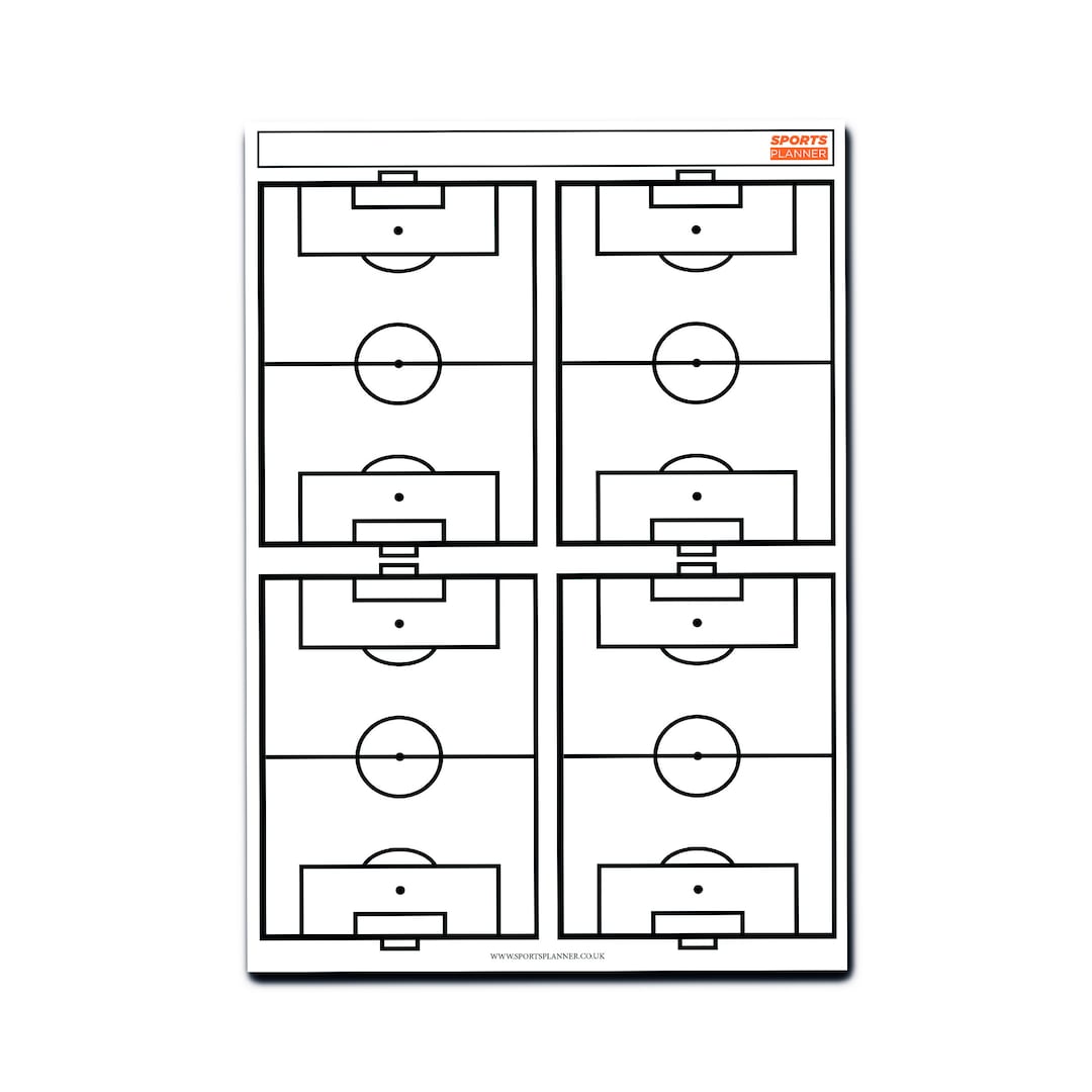 Football Tactics Notepad, Coaching Notepad, Soccer Coaching Planner - Etsy