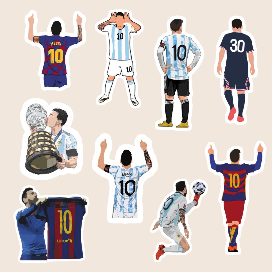 25% OFF Lionel Messi Vinyl Sticker Pack Football Stickers - Etsy