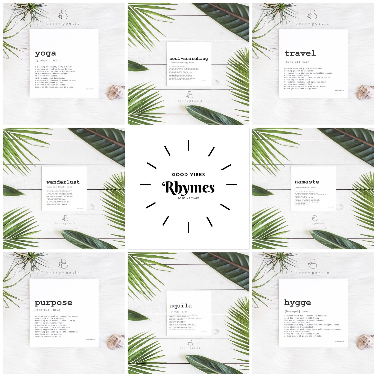 TRAVEL Poem Print Postcard inspirational poem card | Etsy