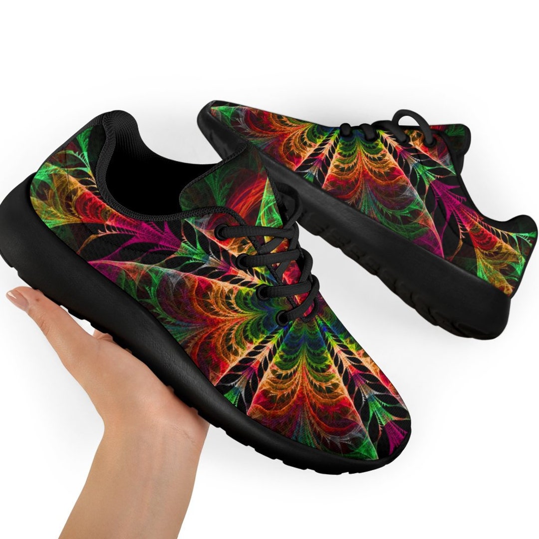 Mandala Shoes Colorful Mandala Sport Sneakers Shoes for Womens Shoes ...