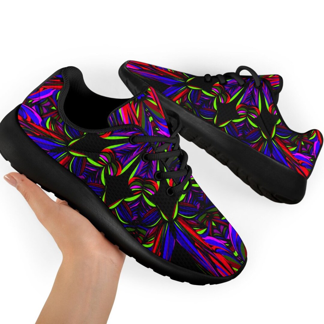 Colorful Mandala Sneakers Custom Sneakers Sport Shoes Mandala Shoes for ...