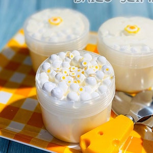 Butter Cream Slime Scented Slime Hot Spring Egg Stretchy - Etsy