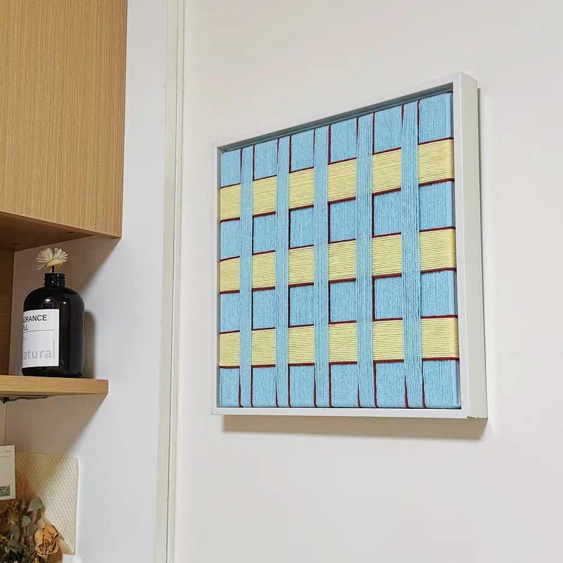 Framed Woven Yarn - Etsy