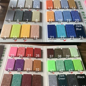 Home Felt Decor of Rectangle With Groove, Wall Felt Tile, Polygon Sound ...