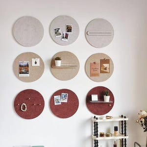 Felt Décor With Shelf, Felt Pegboard, Wall Decorating Idea, Eco Felt ...