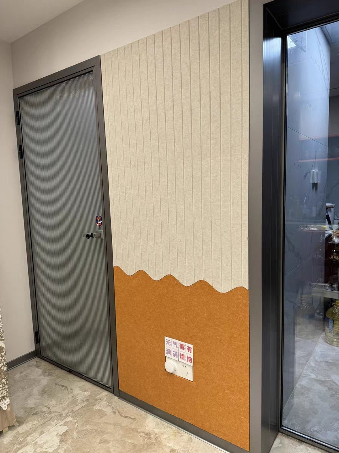 Home Felt Decor of Rectangle With Groove, Wall Felt Tile, Polygon Sound ...