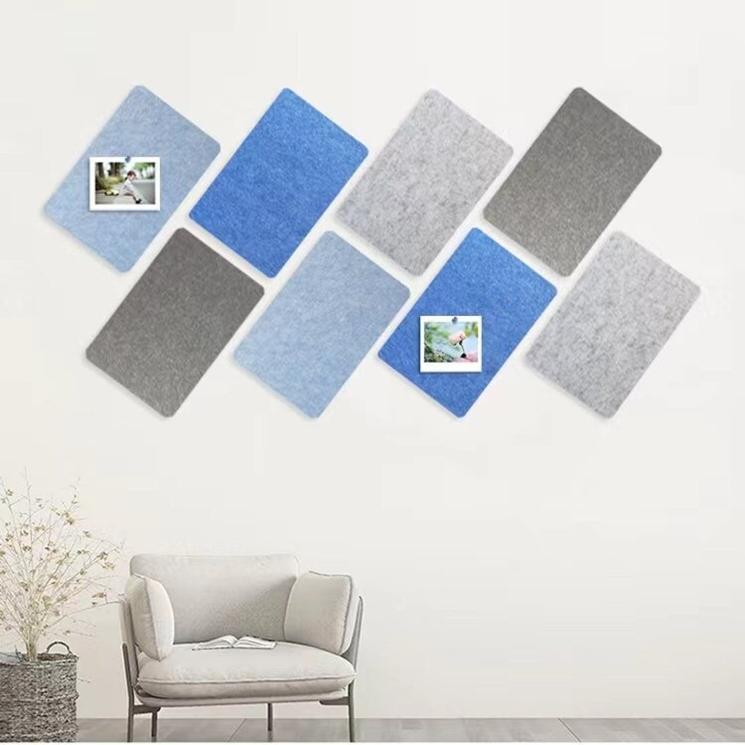 Home Felt Decor of Rounded Rectangle Tile, Wall Art Design, Polygon ...