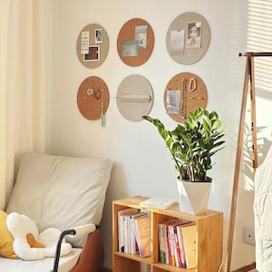 Felt Décor With Shelf, Felt Pegboard, Wall Decorating Idea, Eco Felt ...