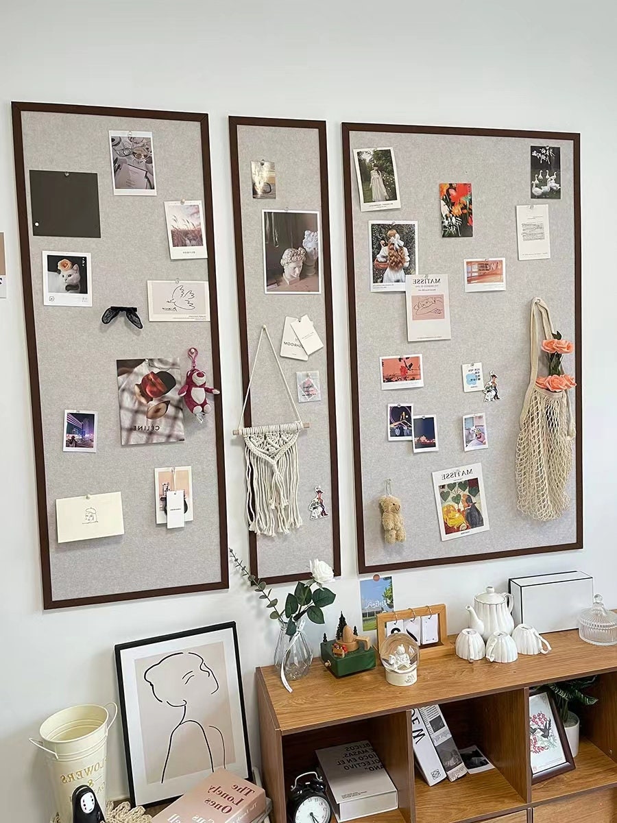 Wall Decor Set of 3 Home Felt Decor Wall Art Design Polygon - Etsy