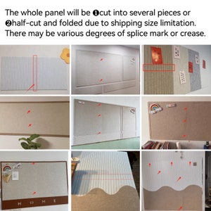 Home Felt Decor of Rounded Rectangle With Groove, Wall Art Design ...