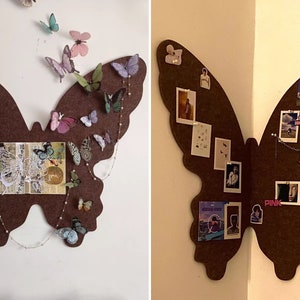 Butterfly Pin Board, Butterfly Gift Ideas, Butterfly Shapes Felt Wall ...