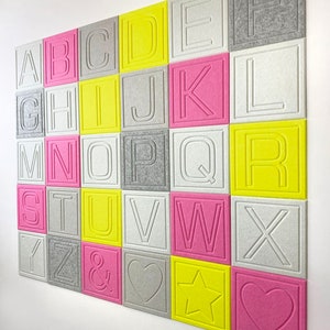 Decorative Polygon Sound Diffuser Panel of Letters,pin Poard of ...