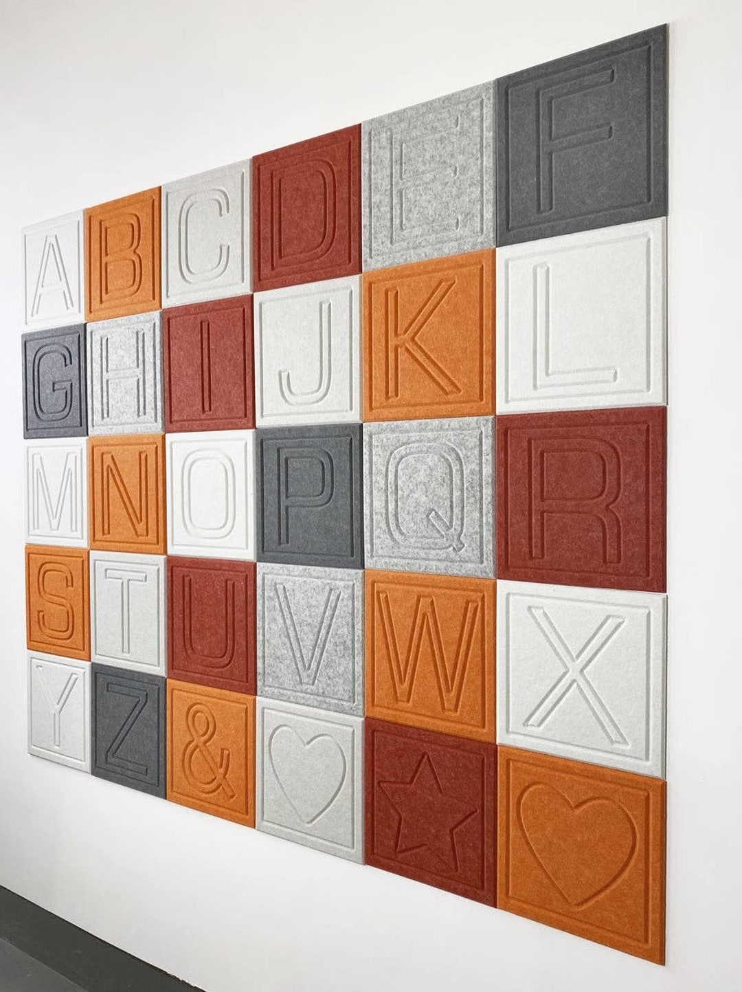 Decorative Polygon Sound Diffuser Panel of Letters,pin Poard of ...