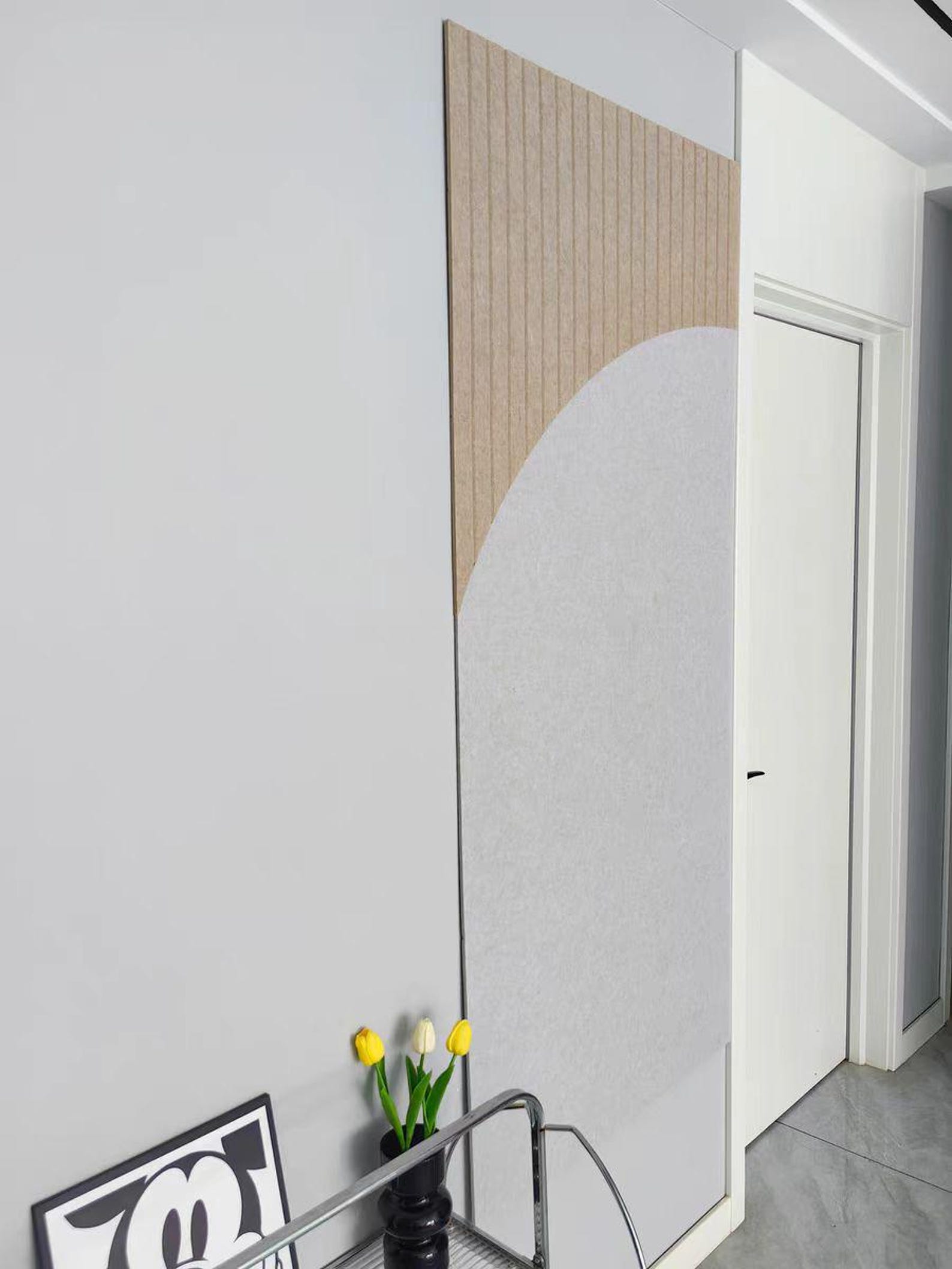 Home Felt Decor of Rectangle With Groove, Wall Felt Tile, Polygon Sound ...