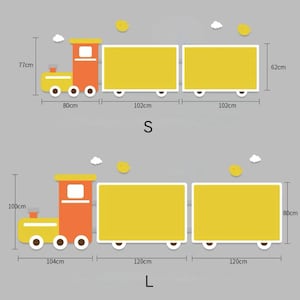 Train Decor Pin Board, Locomotive Custom Wall Décor, Kindergarten ...