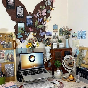 Butterfly Pin Board, Butterfly Gift Ideas, Butterfly Shapes Felt Wall ...