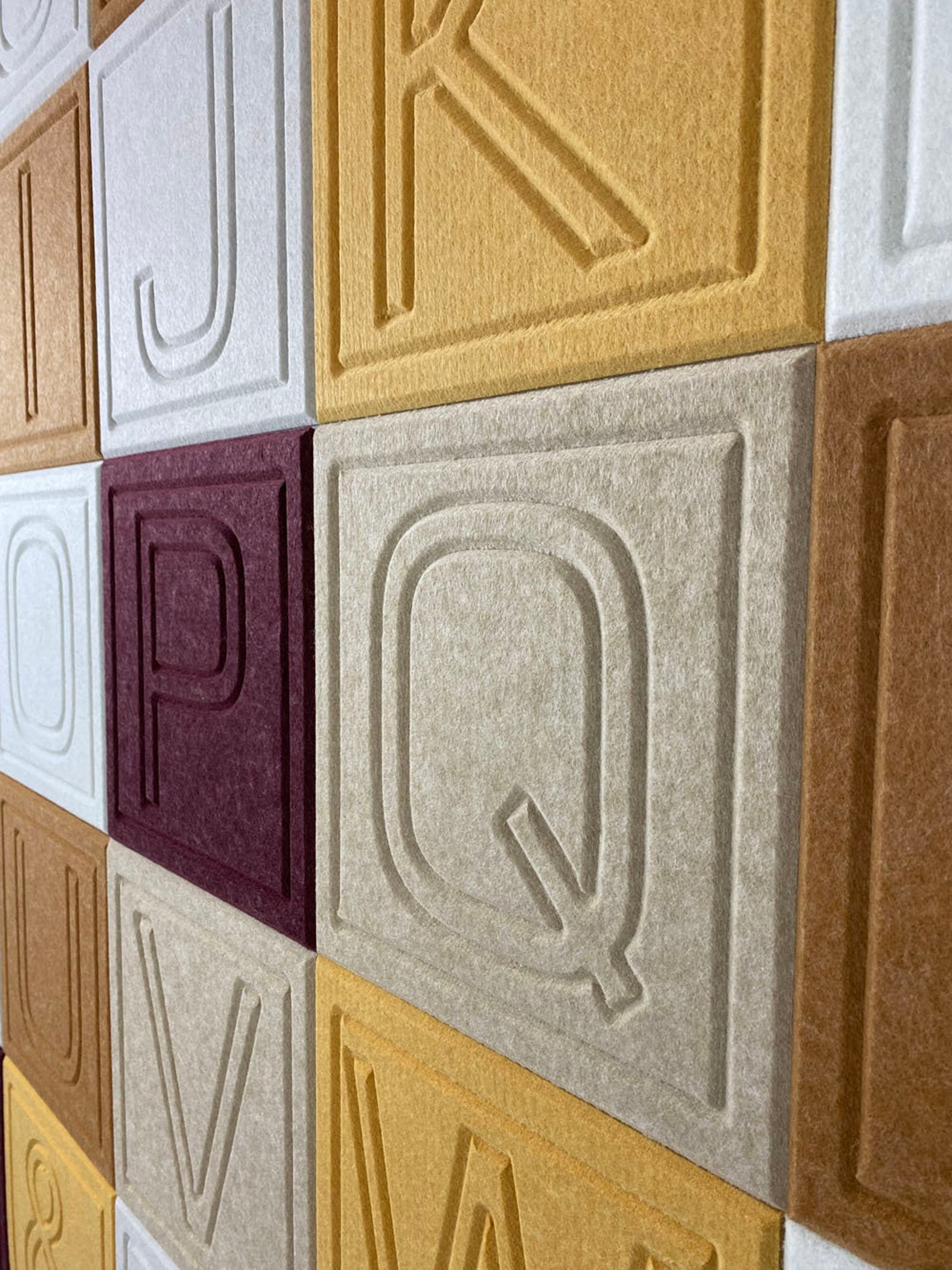 Decorative Polygon Sound Diffuser Panel of Letters,pin Poard of ...