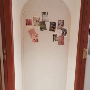 Arch Pin Board With Outline, Felt Wall Tiles, Wall Decor Inspo, Custom ...
