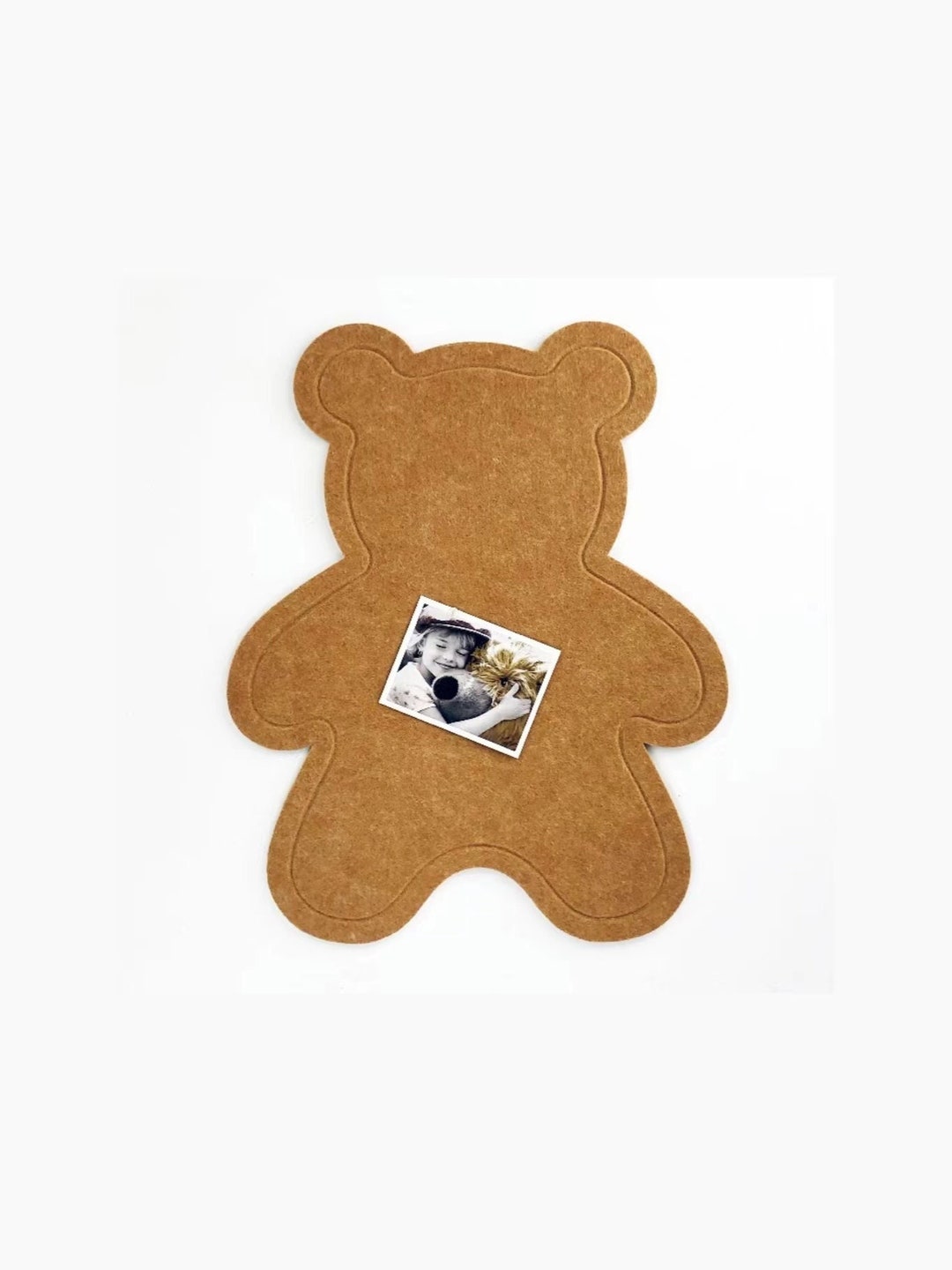 Bear Wall Decor, Felt Pin Poard of Bear, Polygon Sound Diffuser Panel ...