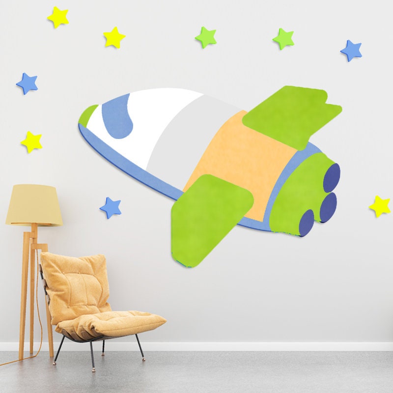 Airplane Pin Board Felt Wall Tiles of Plane Custom Aircraft - Etsy