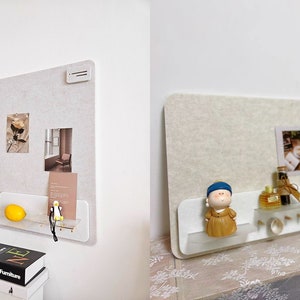 Wall Décor With Shelf, Photo Collage, Eco Felt Décor and Storage Supply ...