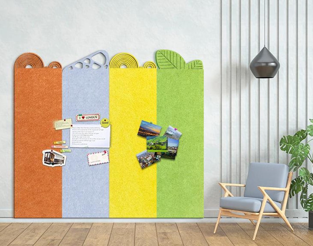 Felt Stripe Home Decor, Felt Dado/ Wainscot, Wall Art Design, Felt ...