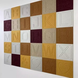 Decorative Polygon Sound Diffuser Panel of Letters,pin Poard of ...