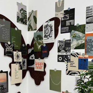 Butterfly Pin Board, Butterfly Gift Ideas, Butterfly Shapes Felt Wall ...