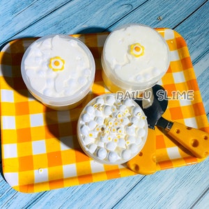 Butter Cream Slime Scented Slime Hot Spring Egg Stretchy - Etsy