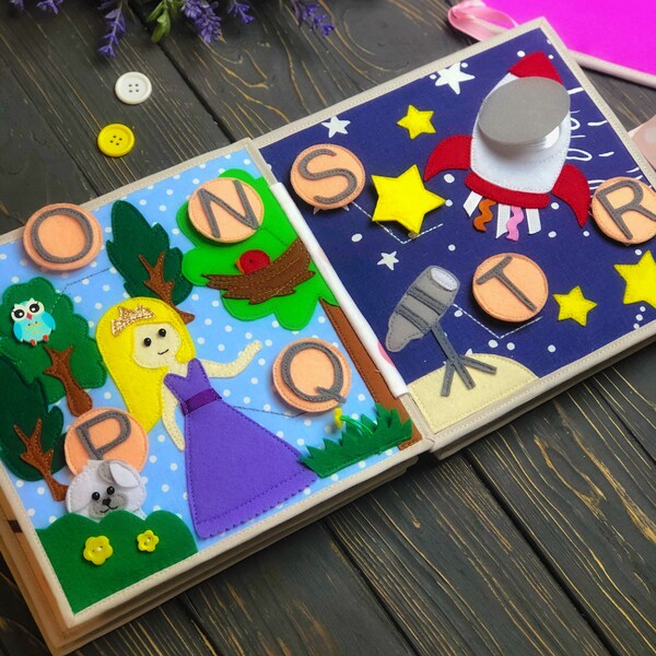 Abc Quiet Book - Etsy