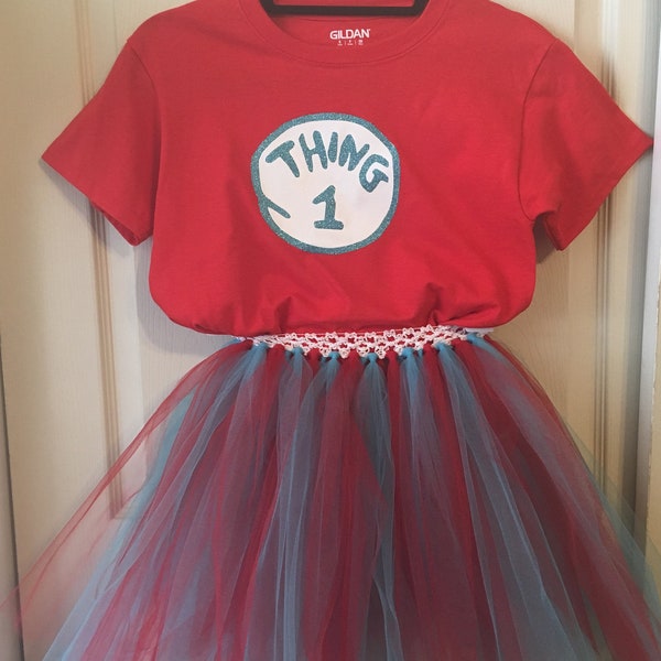Thing 1 Thing 2 Tutu - Etsy