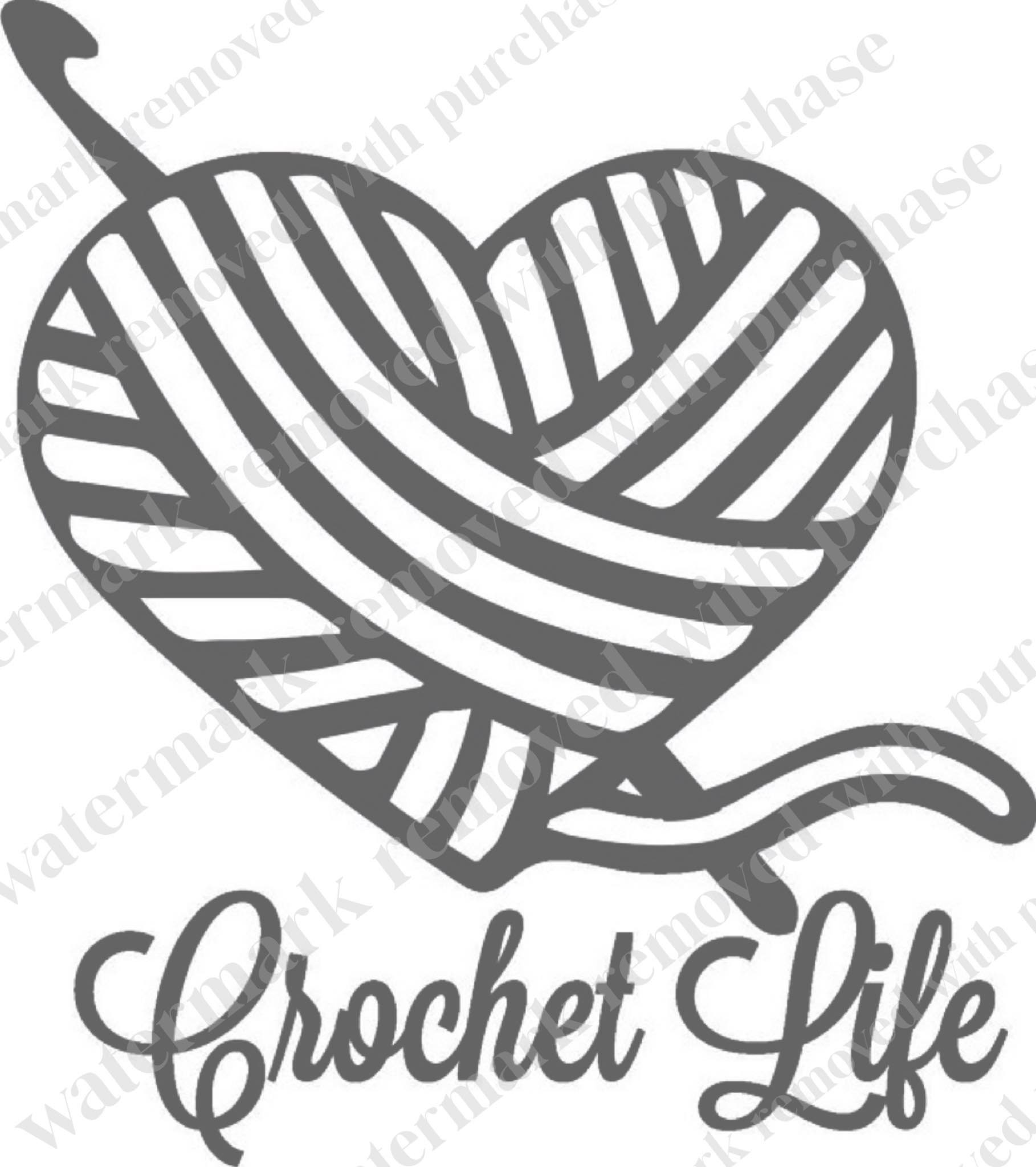 SVG Crochet Life - Etsy