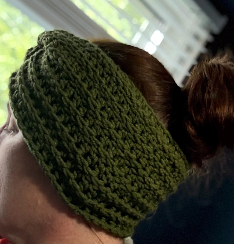 Crochet Twisted Headband Pattern: Winter Ear Warmer (PDF Pattern ...