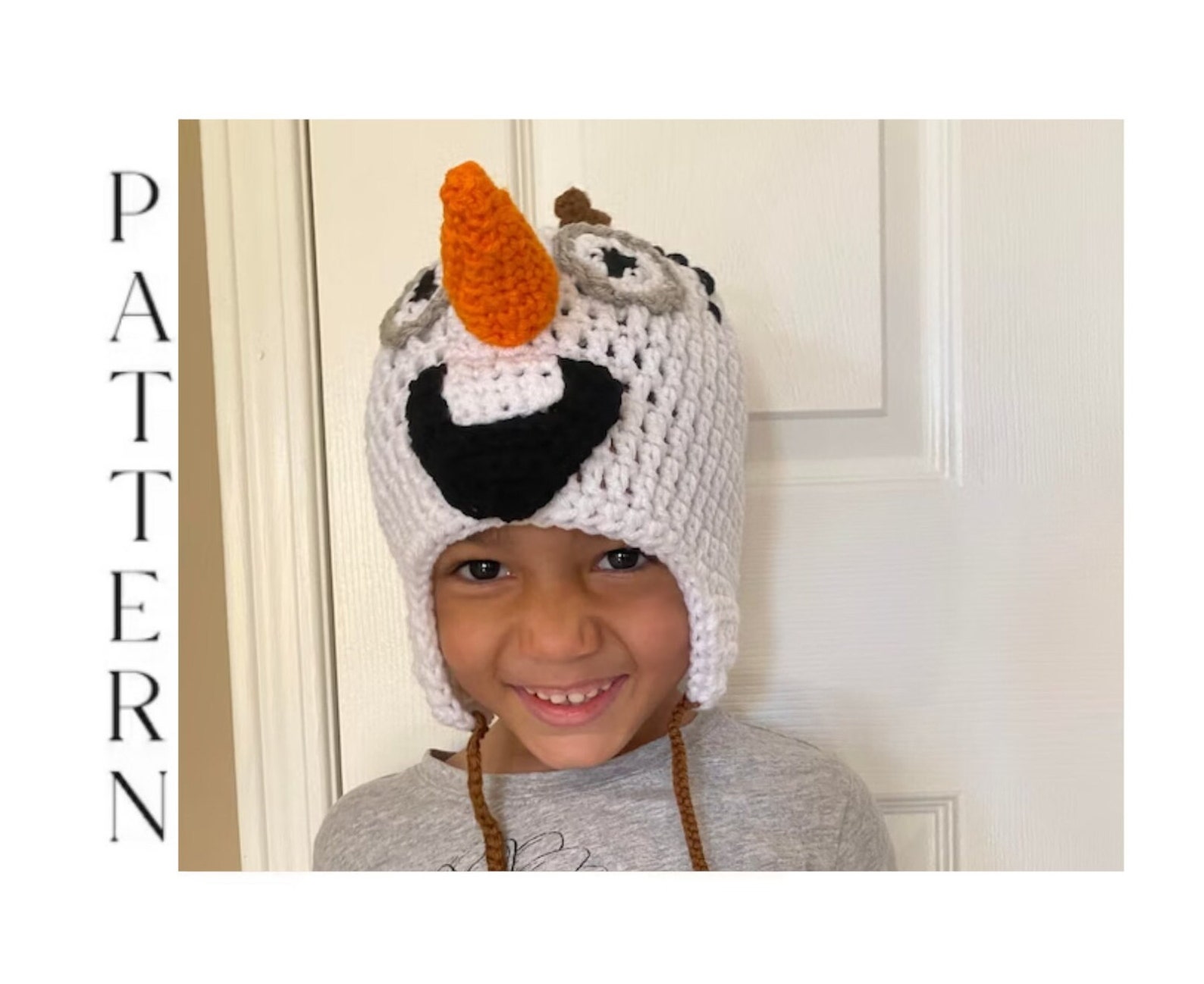 PATTERN: Crochet Olaf Hat Pattern - Etsy