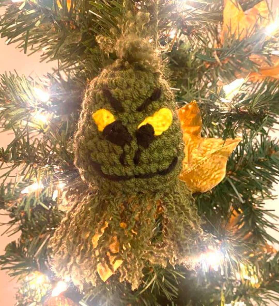Crochet Grinch Ornament PATTERN - Etsy