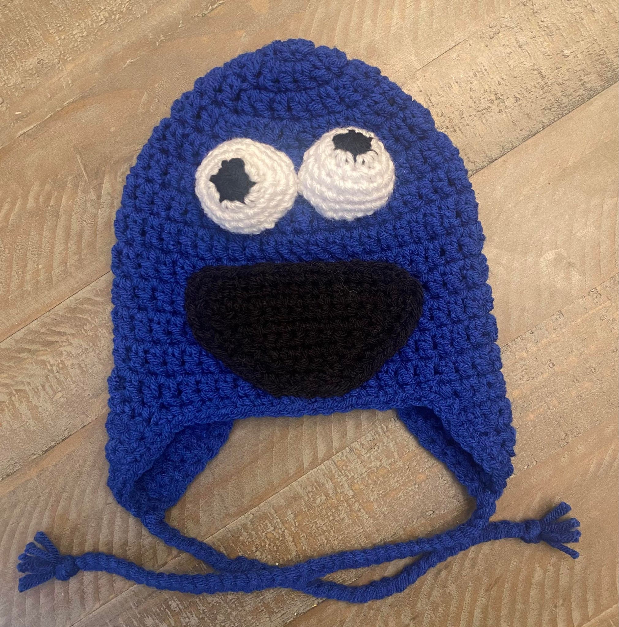 Cookie Monster Hat Crochet Pattern - Etsy