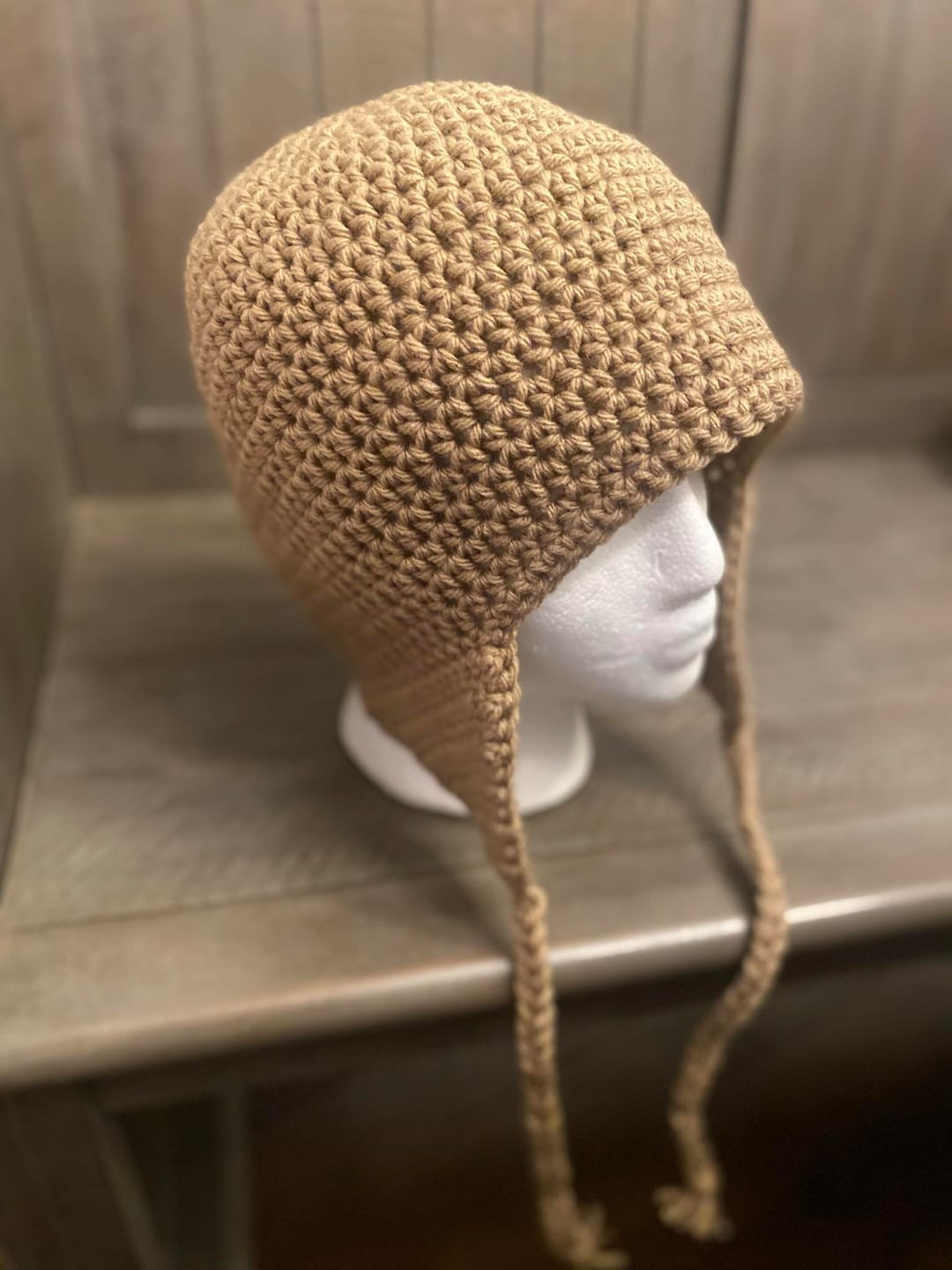 Beanie Hat With Ear Flaps CROCHET PATTERN - Etsy