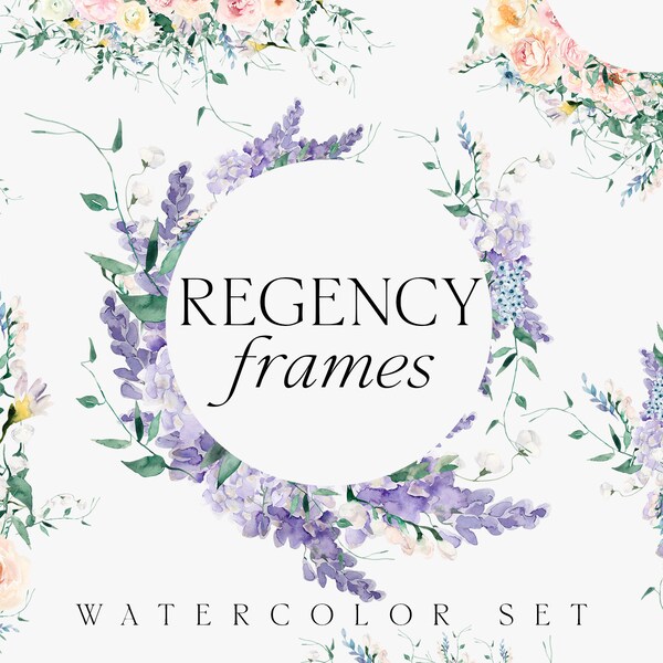 Regency Floral - Etsy