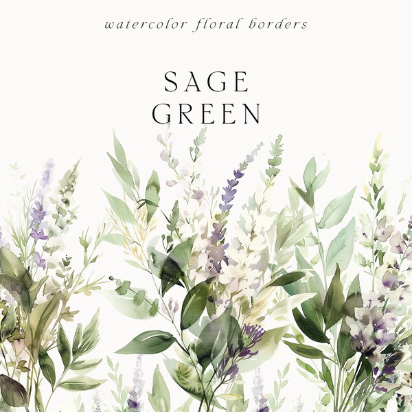 Sage Green Borders - Etsy