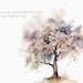 Watercolor Flowering Trees Clipart Png - Watercolor Summer Blossom Tree ...