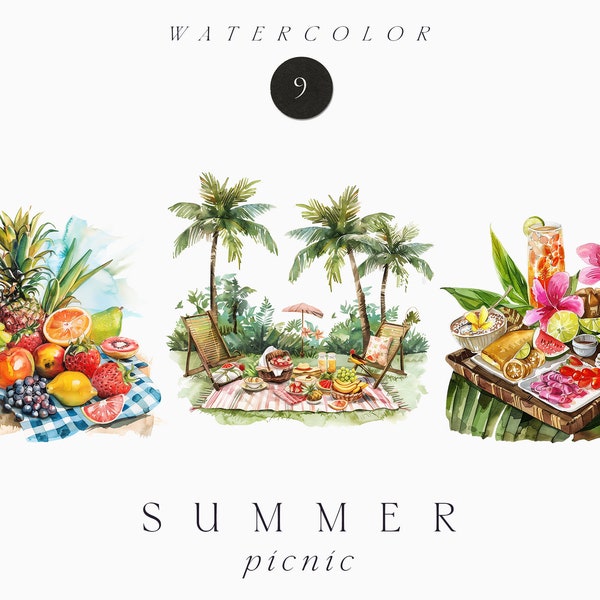 Summer Food Clipart - Etsy