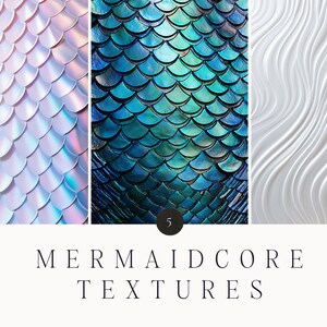 Mermaidcore Textures - Mermaid Background - Mermaid Tail Scale - Pearl ...