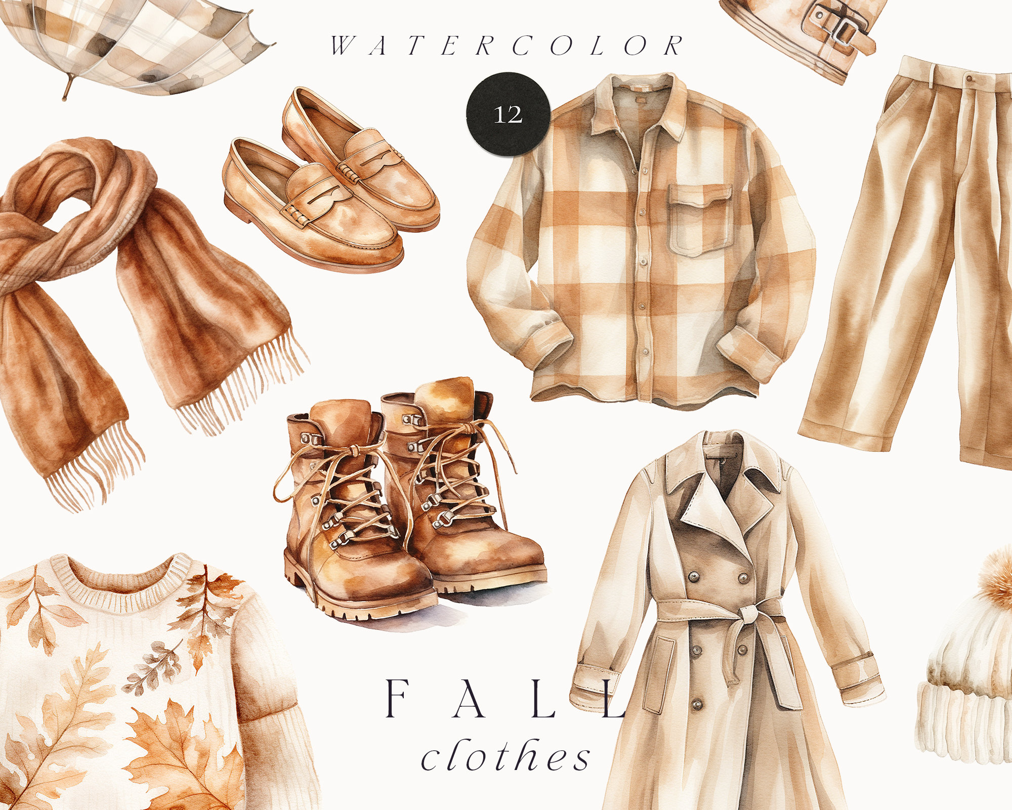 Fall Clothes Clip Art