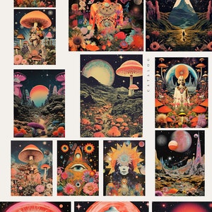 Surreal Posters - Printable Trippy Posters - Retro Prints for Sale ...