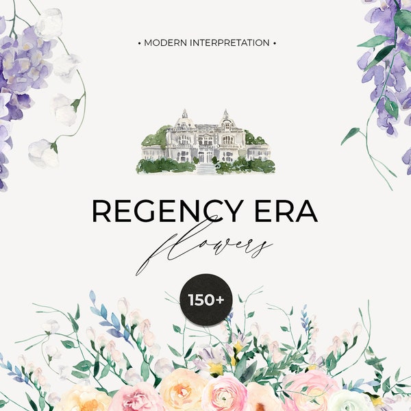 Regency Floral - Etsy