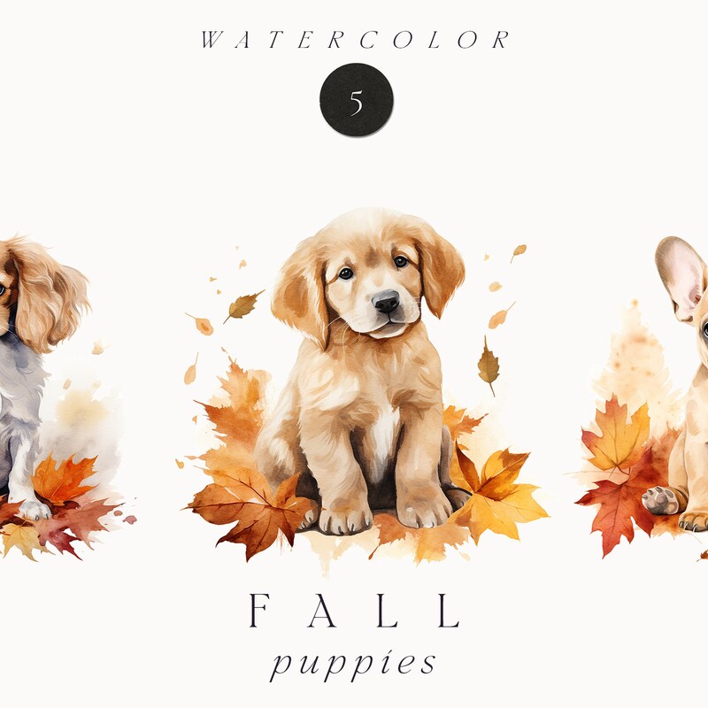 Puppy Clipart - Etsy