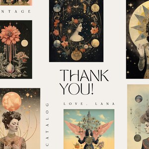 Surreal Posters - Printable Esoteric Posters - Vintage Prints Kit ...