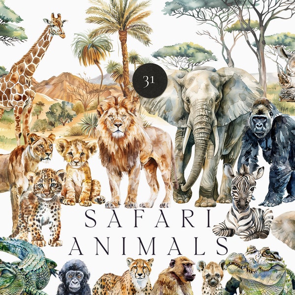 Desert Animals Clip Art - Etsy